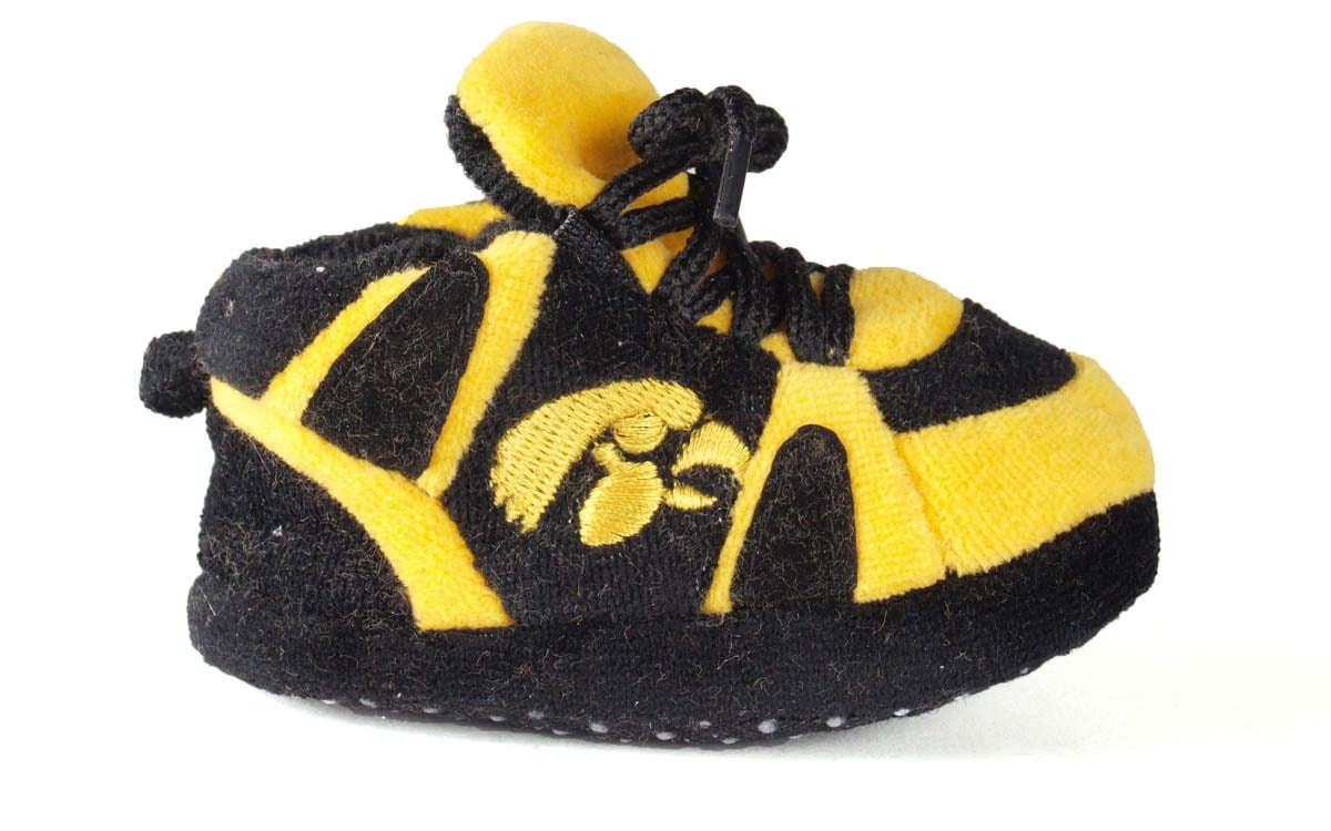 Comfy Feet Everything Comfy Iowa Hawkeyes Cute Baby Sneaker Slippers ...