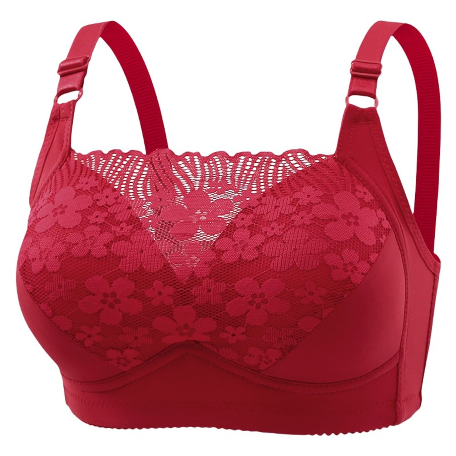 Comfy Front Closure Bras For Older Women, No Underwire Supportive ...