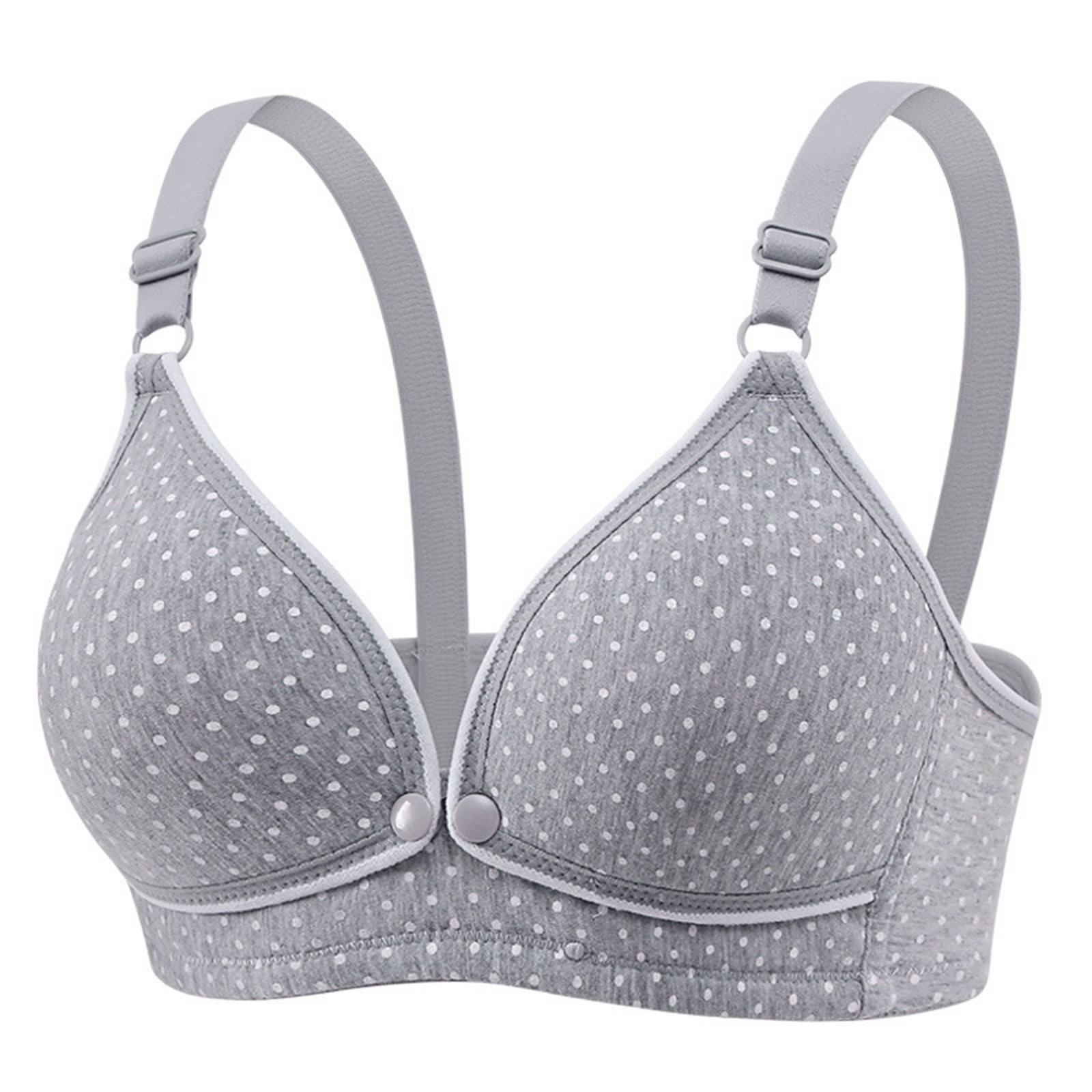 Comfy Front Closure Bras For Older Women, No Underwire Supportive ...
