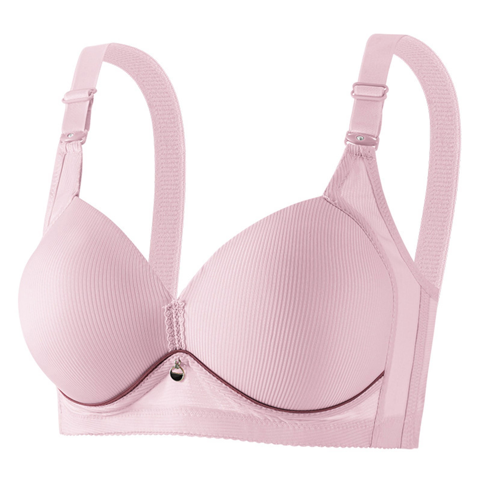 Comfy Front Closure Bras For Older Women, No Underwire Supportive ...