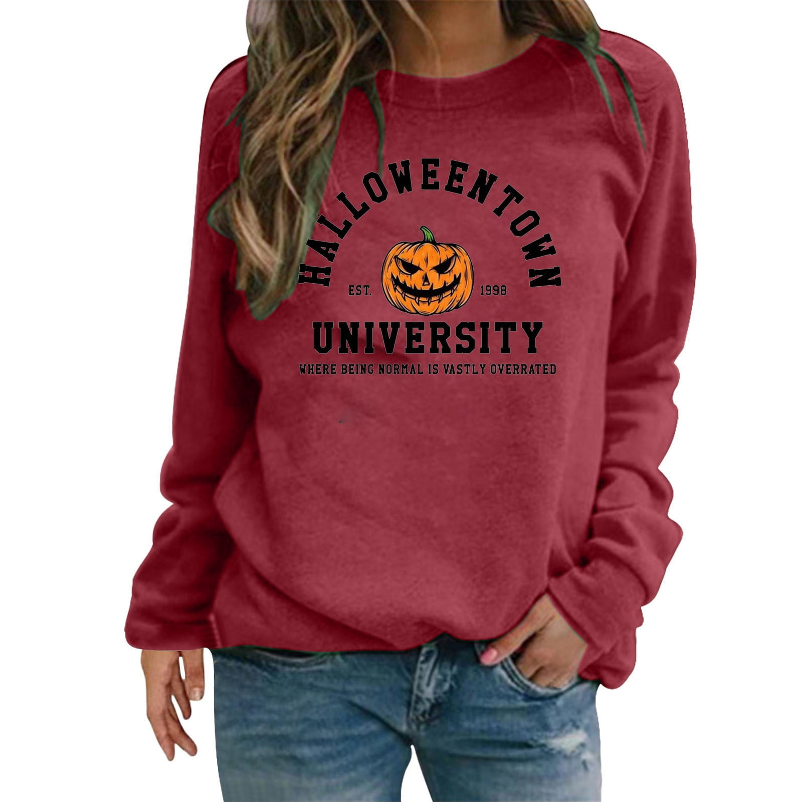 Comfy Halloweentown Sweatshirt T Shirt Vintage Halloween Sweatshirts ...