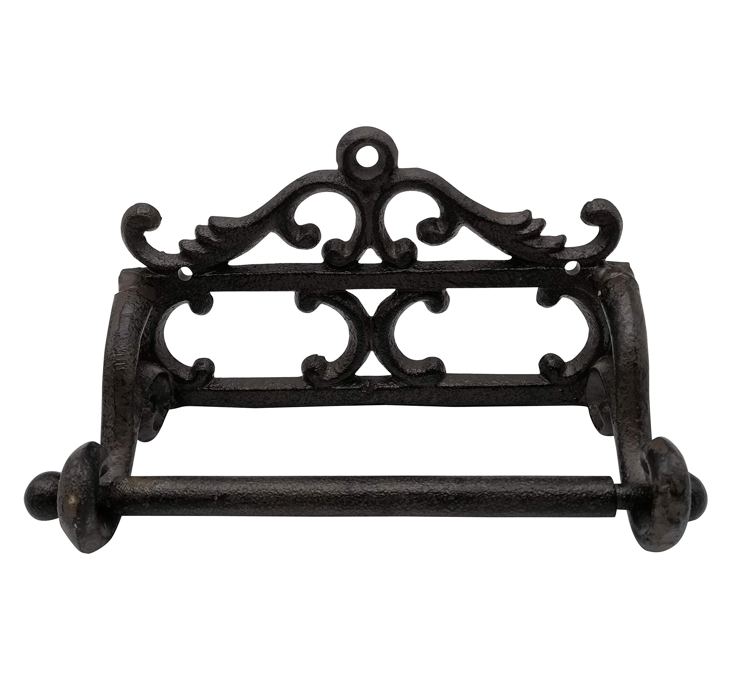 Comfy Hour Antique and Vintage Collection Cast Iron Tissue Holder, Aged ...