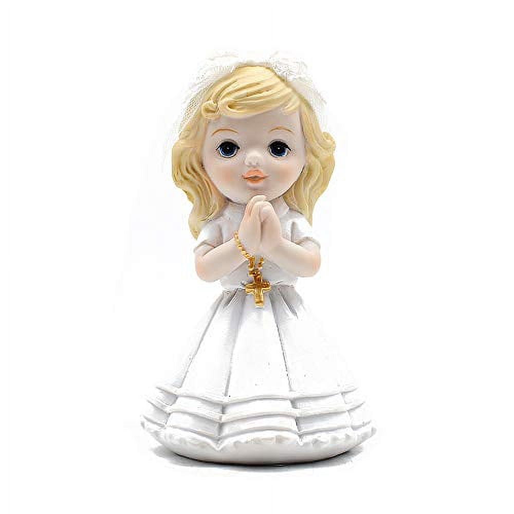 Comfy Hour Faith and Hope Collection Praying Girl with Rosary Figurine ...