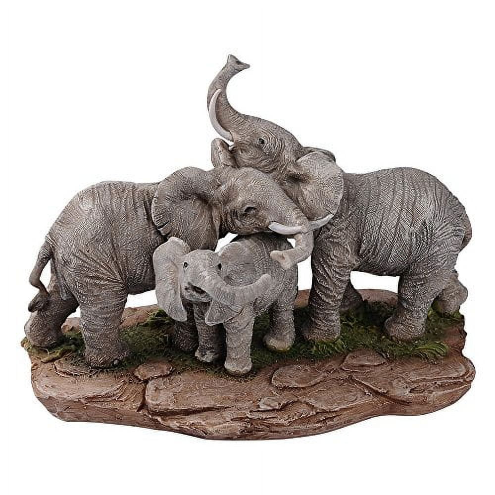 Comfy Hour Wildlife Collection 6" Elephant Friends And Family Bundle ...