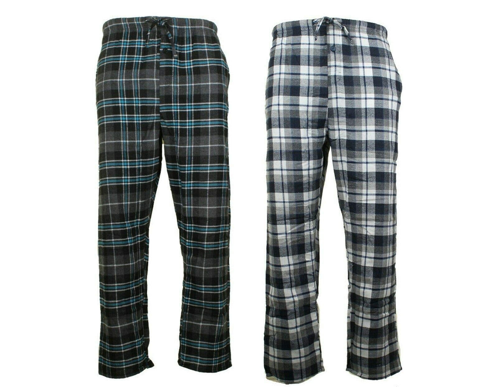 Comfy Lifestyle Mens Lightweight Flannel PJ Pajama Sleep Bottom Lounge ...