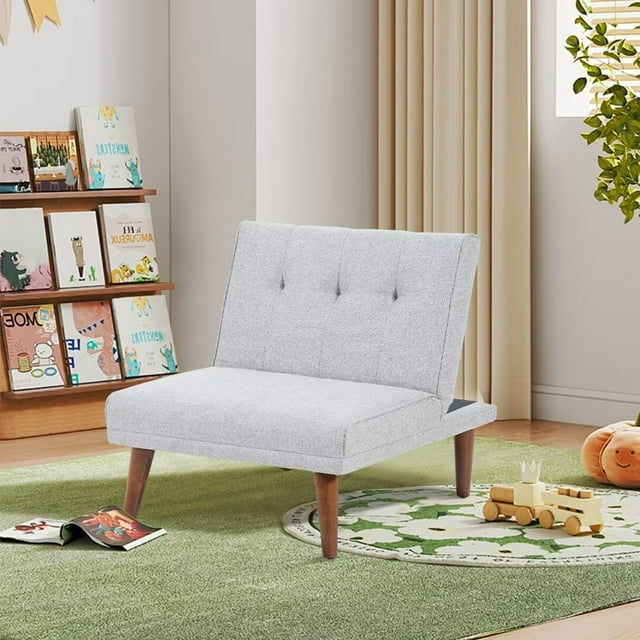 Comfy Mini Couches, Small Recliner Futon Chair with Adjustable Backrest ...
