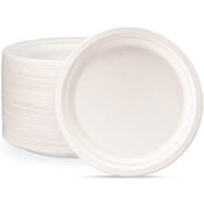 "Exquisite Premium Durable Red 9"" Paper Plates - Bulk Pack of 100 ...