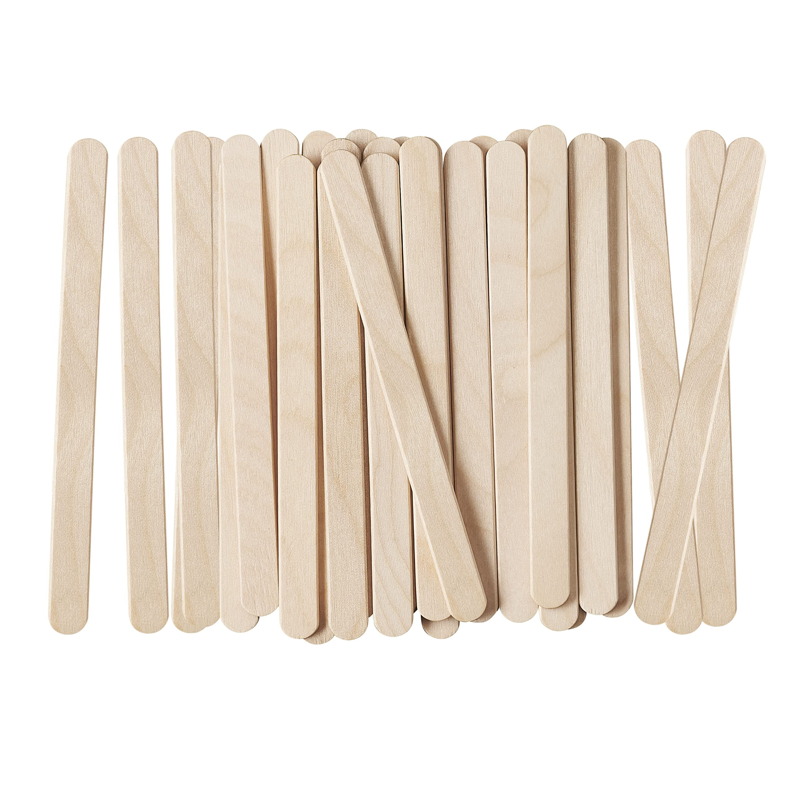 Comfy Package, [1000 Count] 4.5 Inch Wooden Multi-Purpose Popsicle ...