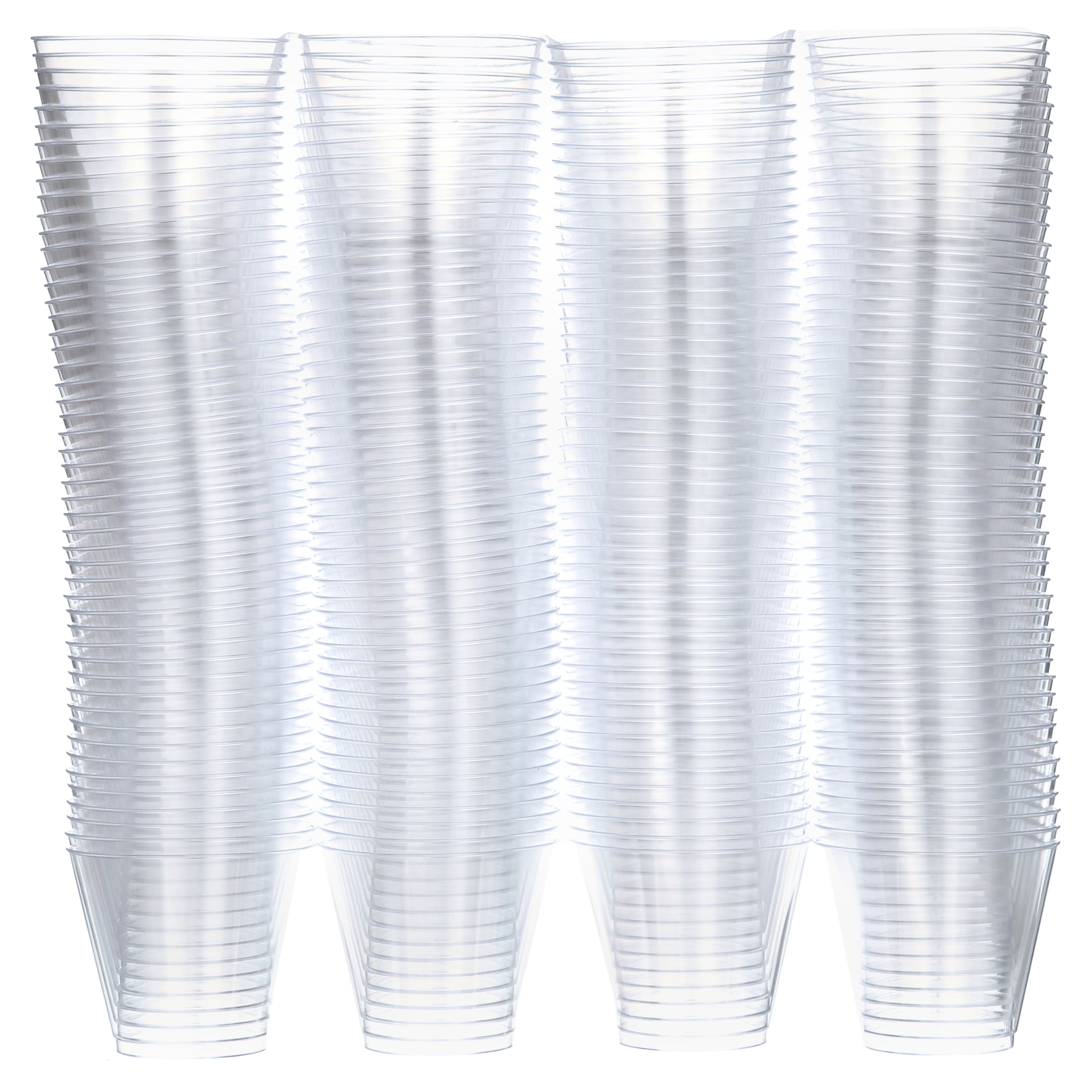 Comfy Package Mini Size 5 Oz Disposable Throw Away Shot Glasses, Clear ...