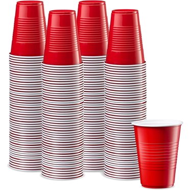 Comfy Package 9 Oz Disposable Shot Glasses Clear Plastic Cups, 100-Pack ...