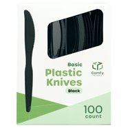 Dixie Disposable Heavyweight Cutlery Utensils, White Plastic Knives ...