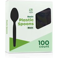 PLASTICPRO 6” Elegant Black Disposable Plates for Parties, Durable ...