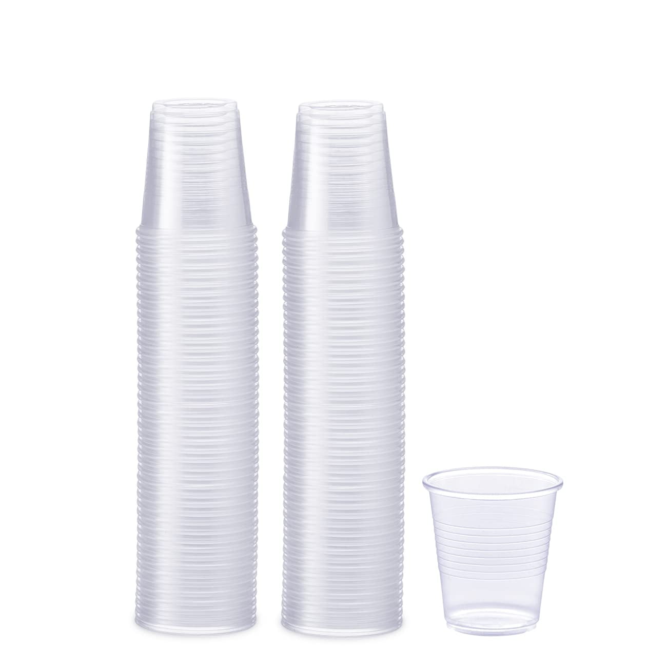Comfy Package Clear Plastic AIF9 Cups [3 oz - 100 Count] - Small ...