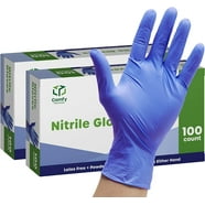 7 Mil XL Extra Large Nitrile Gloves : Box of 50 : Heavy Duty for ...