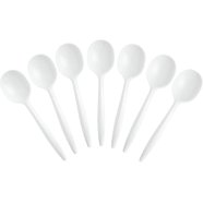 PLASTICPRO Premium Heavy Duty Disposable Soup Spoons, Everyday Use ...