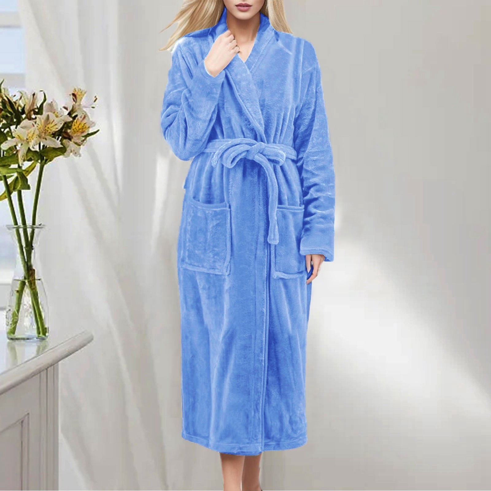 Comfy Robes For Women Female Bathrobe Plus Size Bathrobe Womens Winter ...