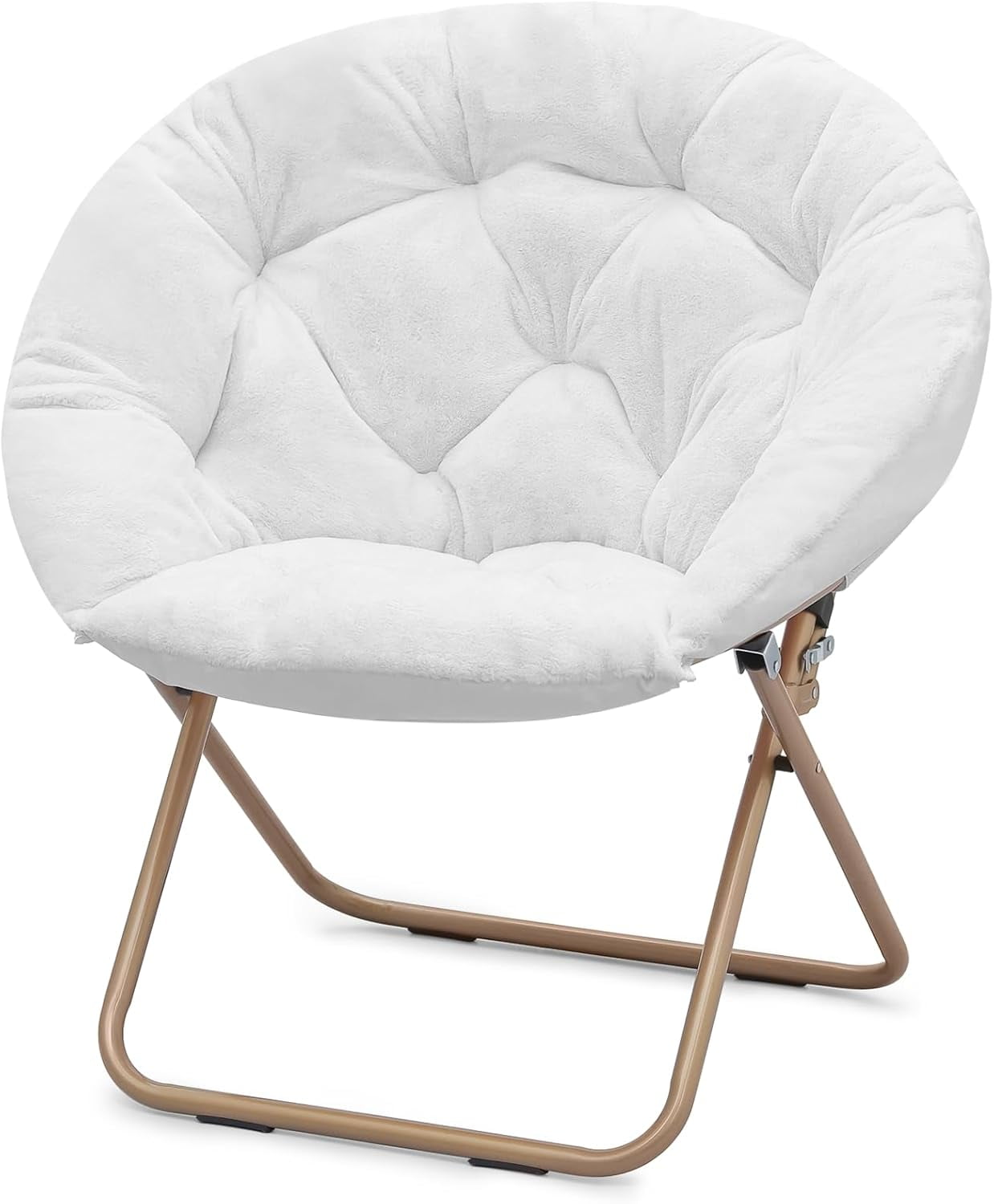 Comfy Saucer Chair Folding Cozy Chair for Bed Room Living Room Accent ...