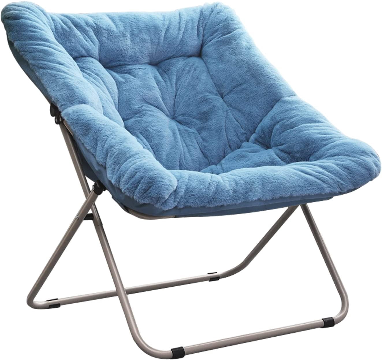 Saucer Chair, Comfy Bedroom Chairs, Oversized Folding Faux Fur Chair ...