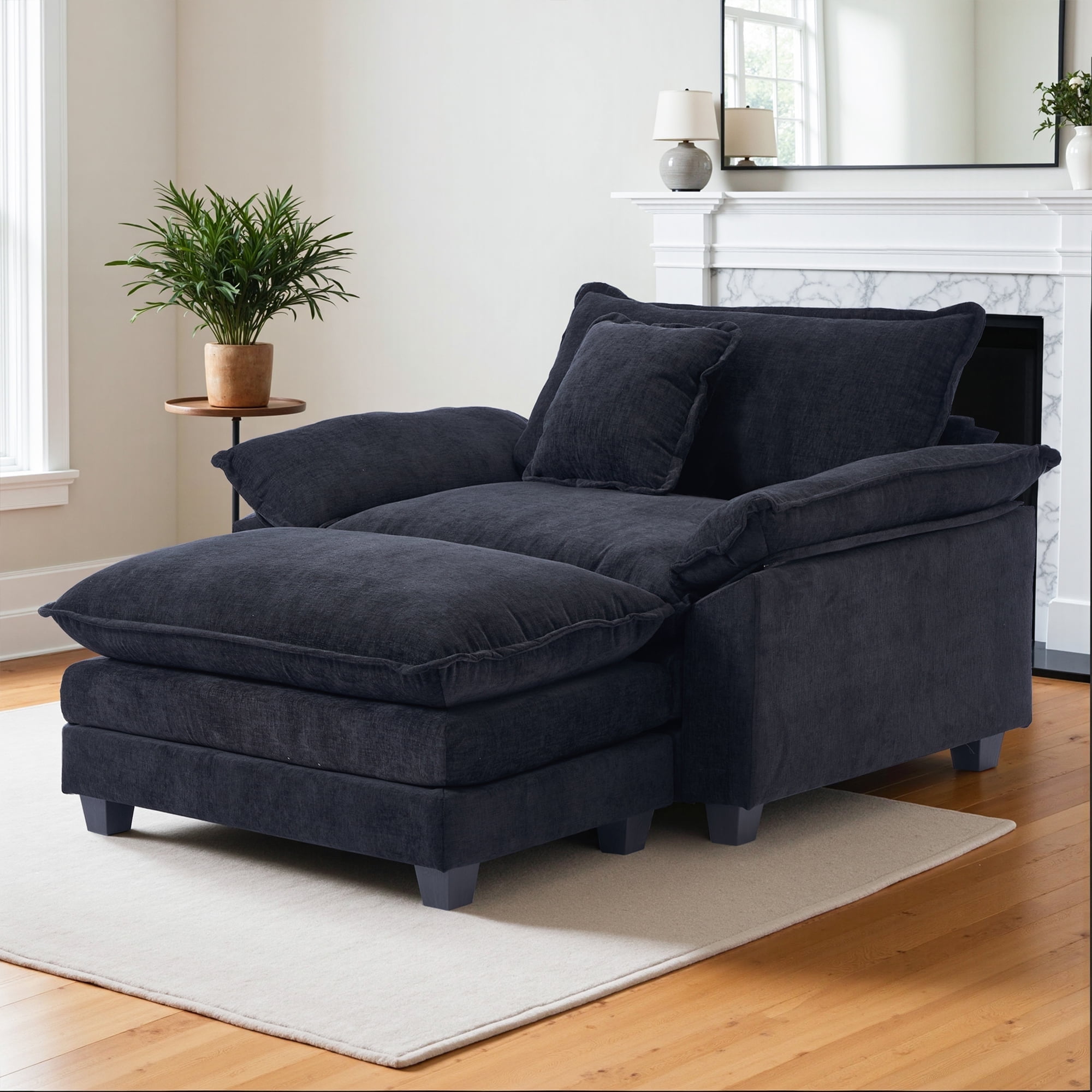 Comfy Sofa Chair,Gexpusm Oversized Armchair 43.7" Wide Modern Sofa for ...