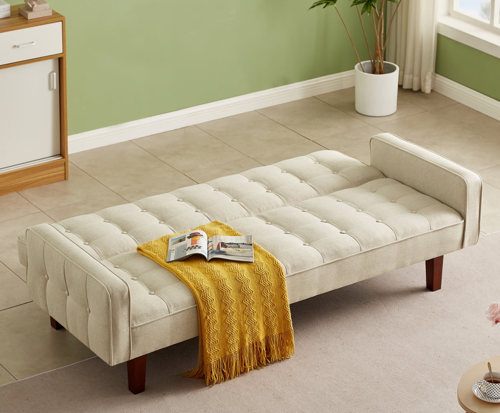 Comfy Sofa Couch with Adjustable Backrest,Modern Sofa-3 Seater Sofa ...