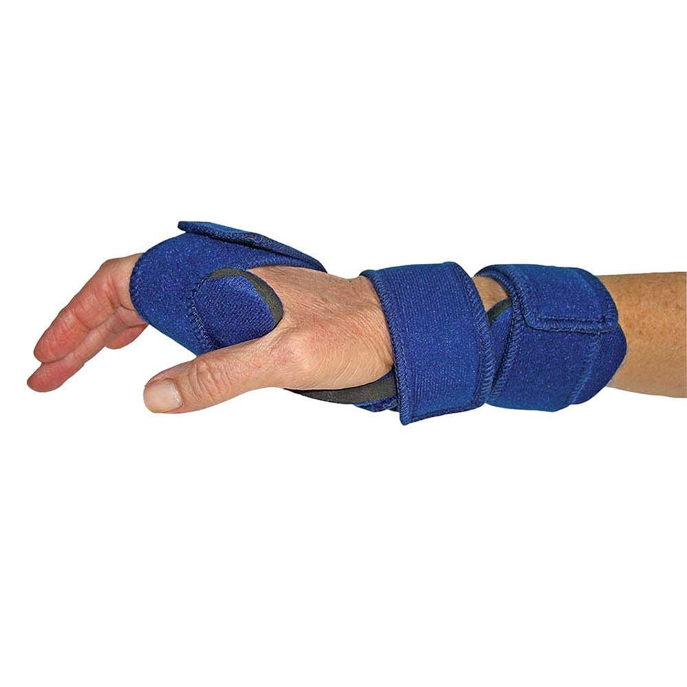 Comfy Splints™ Comfyprene™ Cock-Up Hand Splint, Adult Small / Dark Blue ...