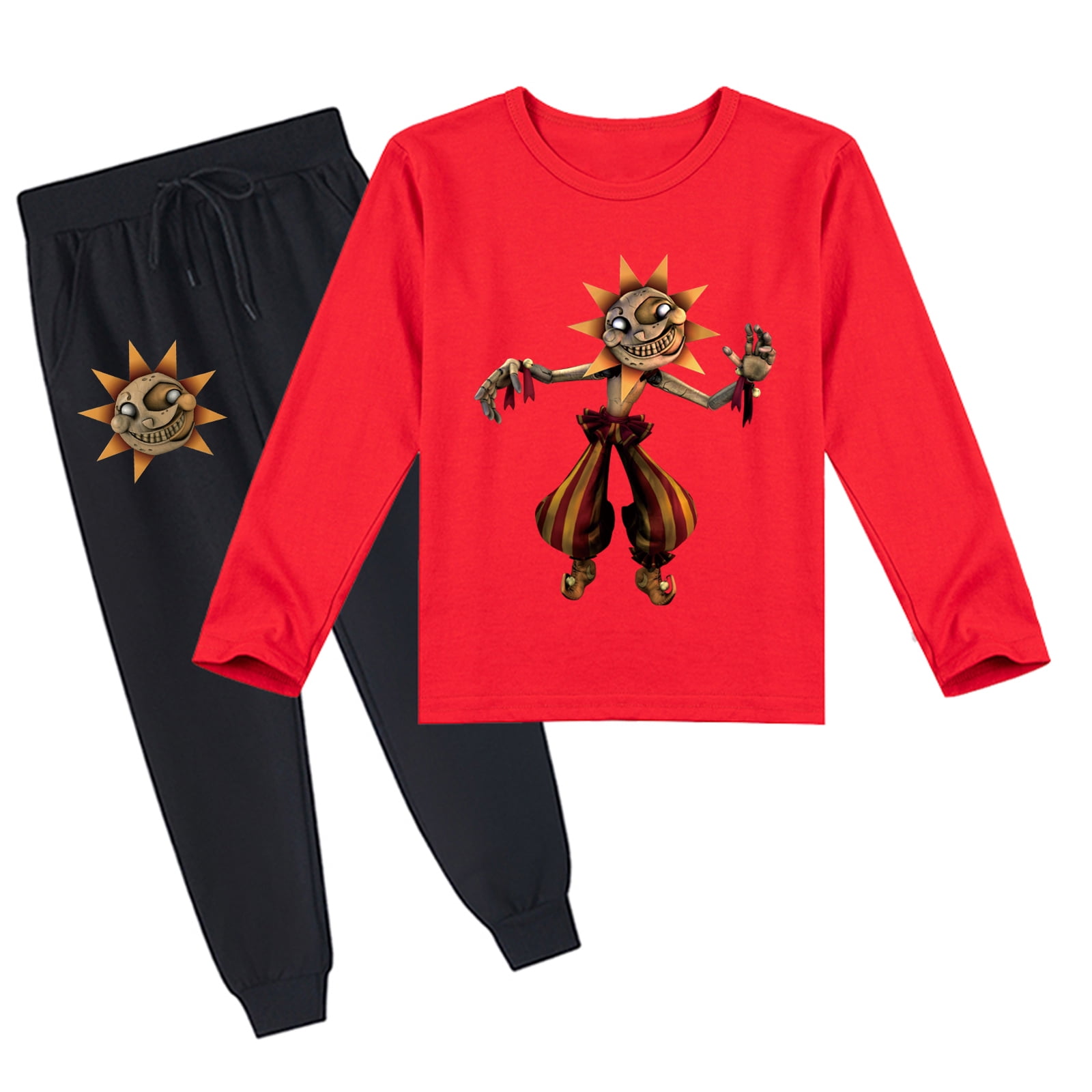 Comfy Sundrop and Moondrop Children's Long Sleeve T-shirt & Jogger ...