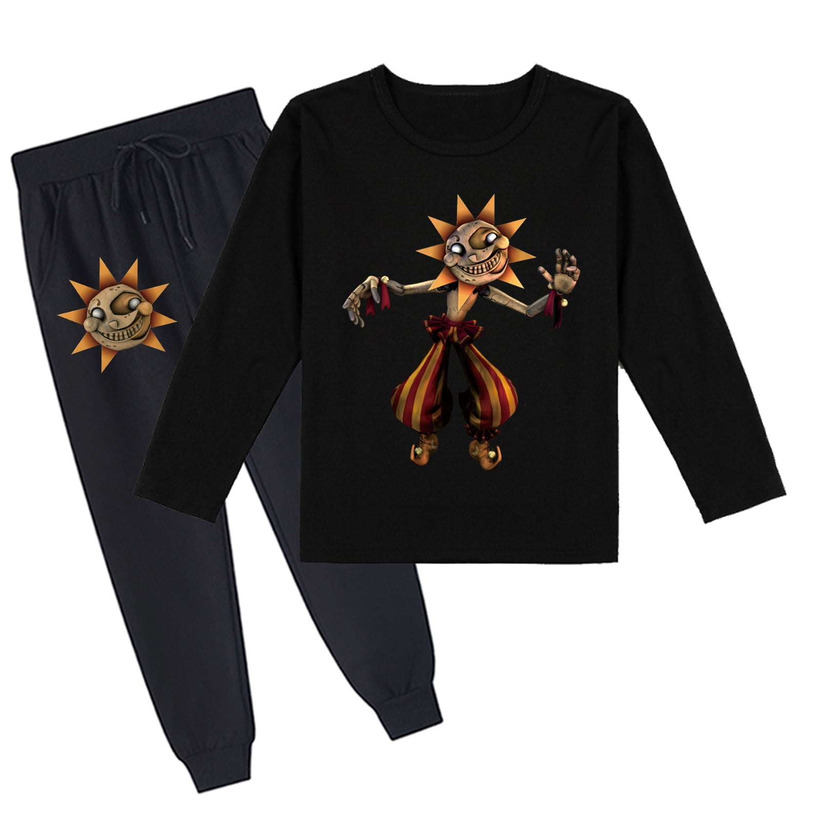 Comfy Sundrop and Moondrop Children's Long Sleeve T-shirt & Jogger ...