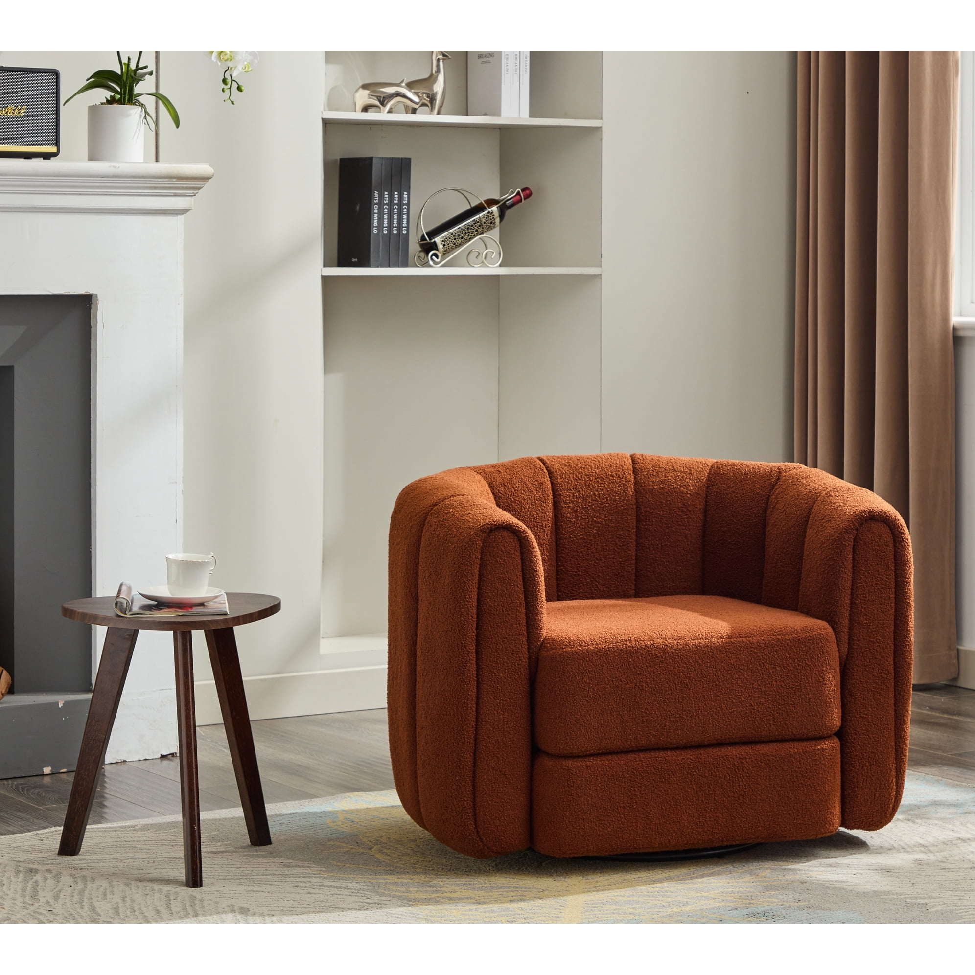 Comfy Swivel Accent Chair For Living Room, 360-degree Comfort ...
