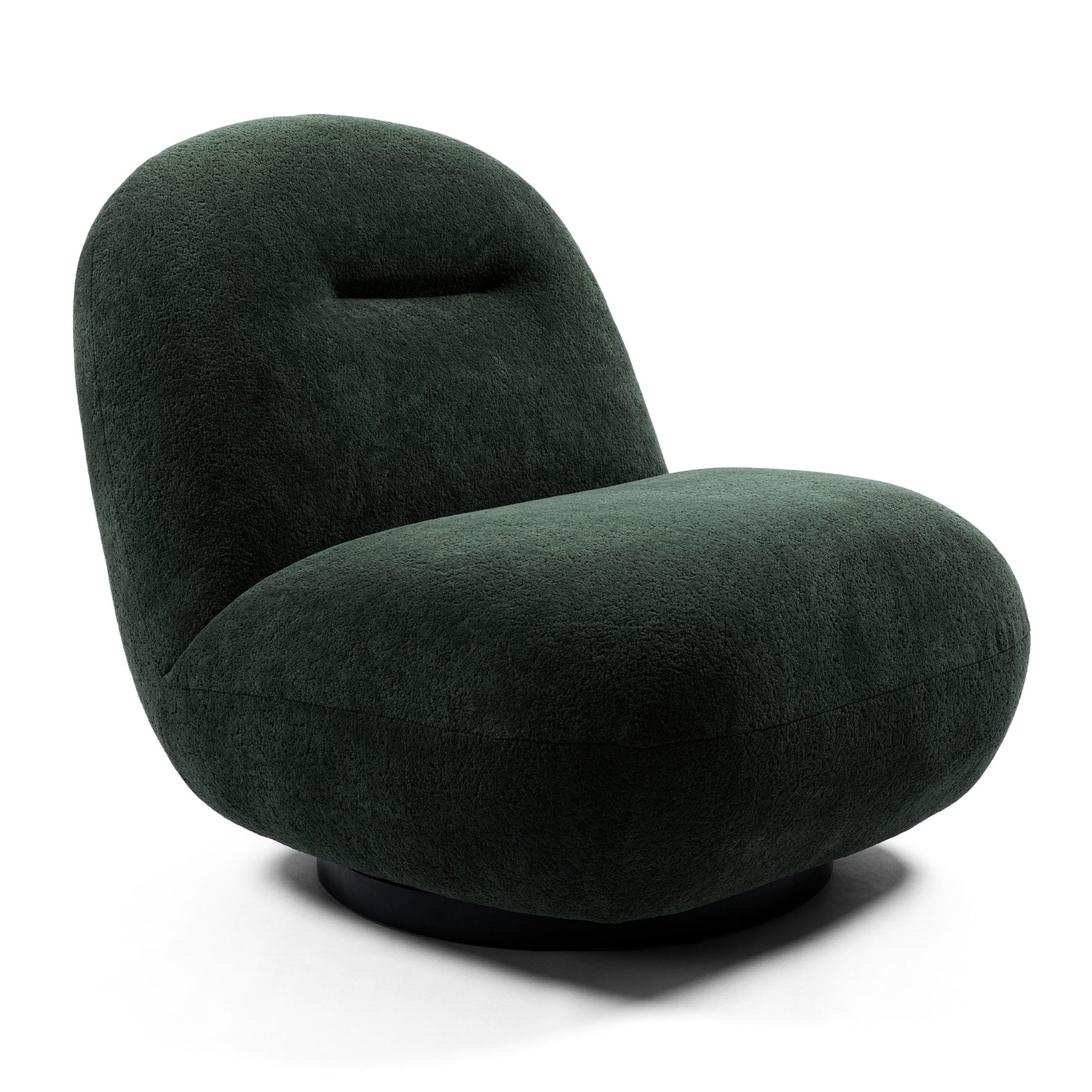 Comfy Swivel Chair / L - shaped Silhouette, Roomy Ergonomic Seat / Cozy ...