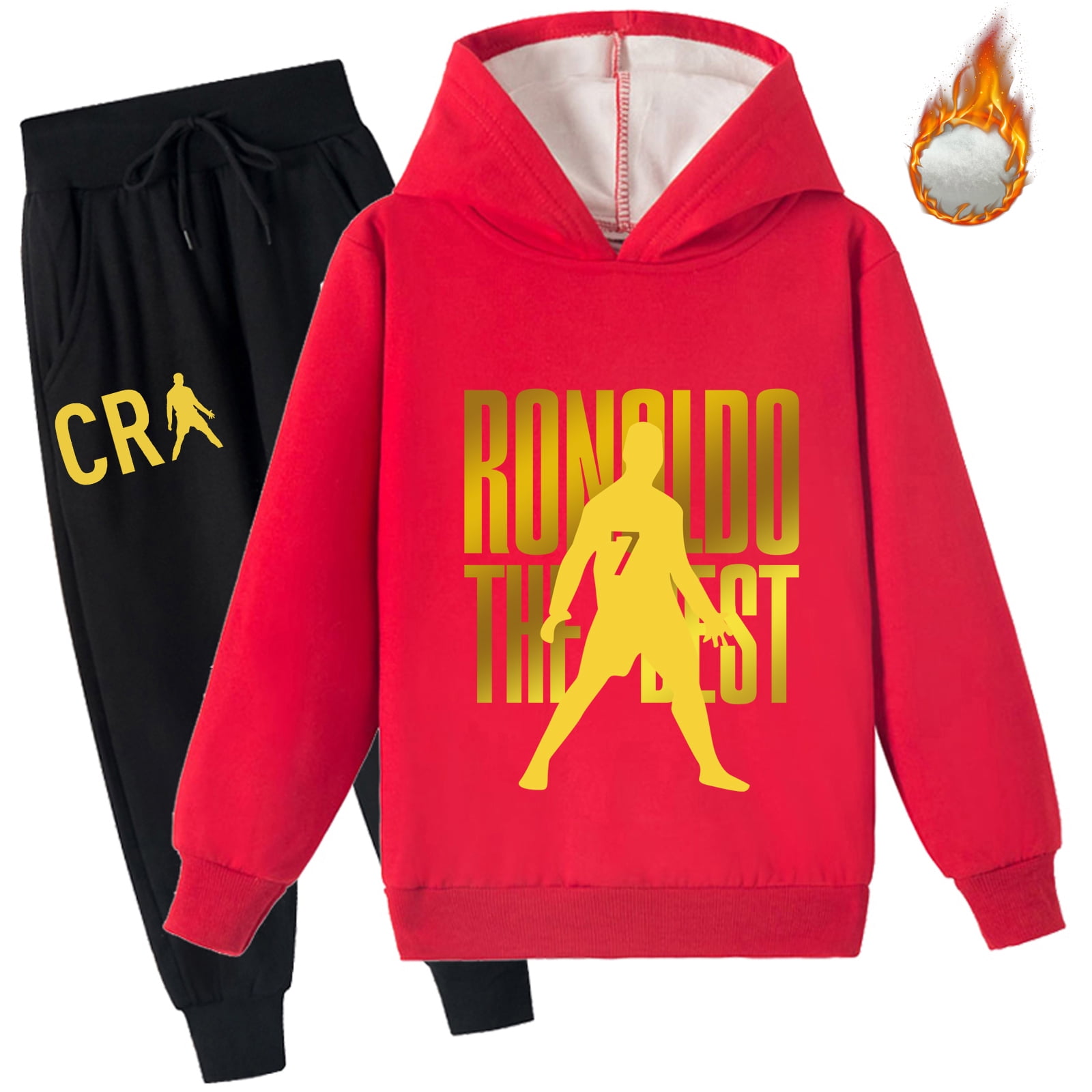 Comfy Trend Set Cristiano Ronaldo Brushed Fleece Hoodie & Pants works ...