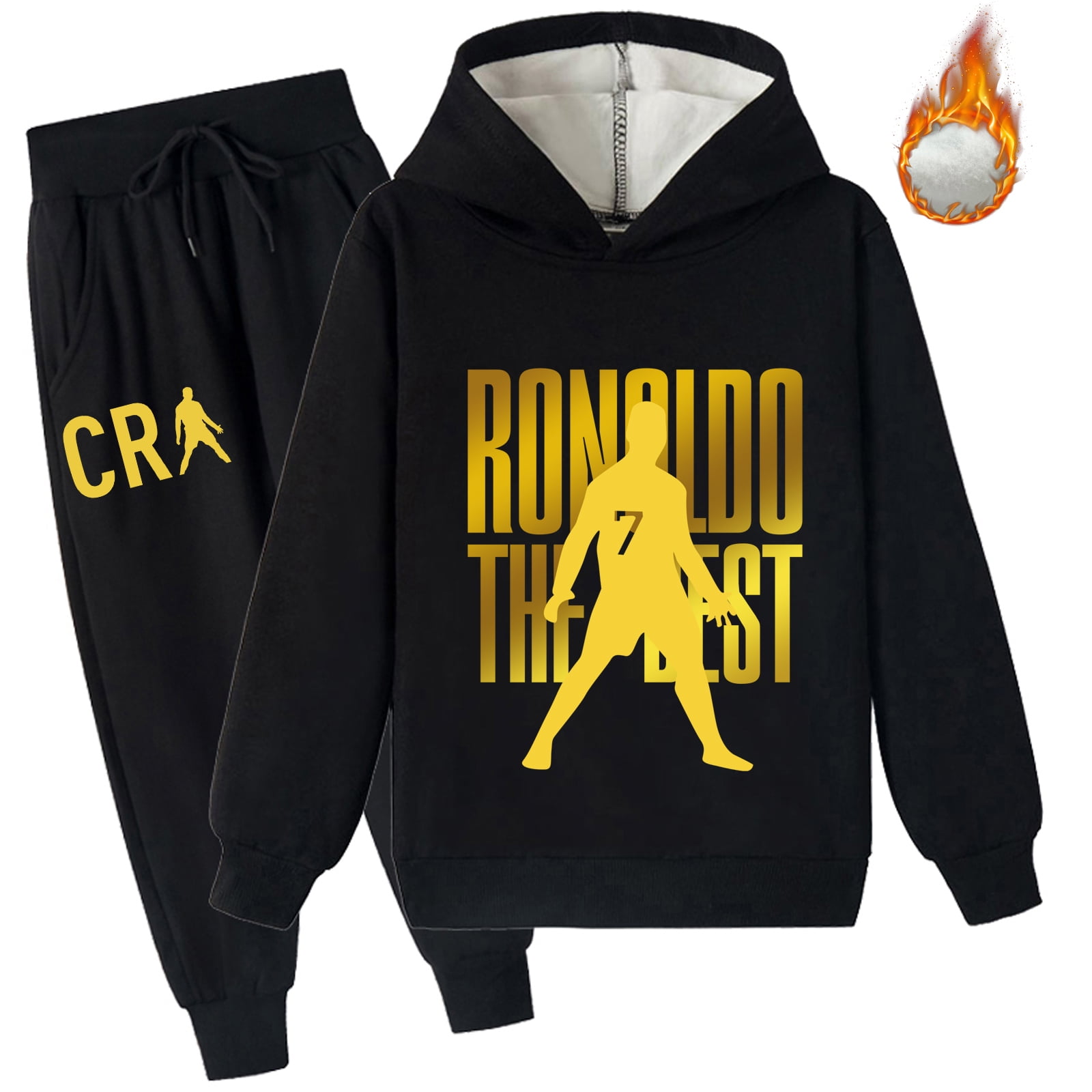 Comfy Trend Set Cristiano Ronaldo Brushed Fleece Hoodie & Pants works ...