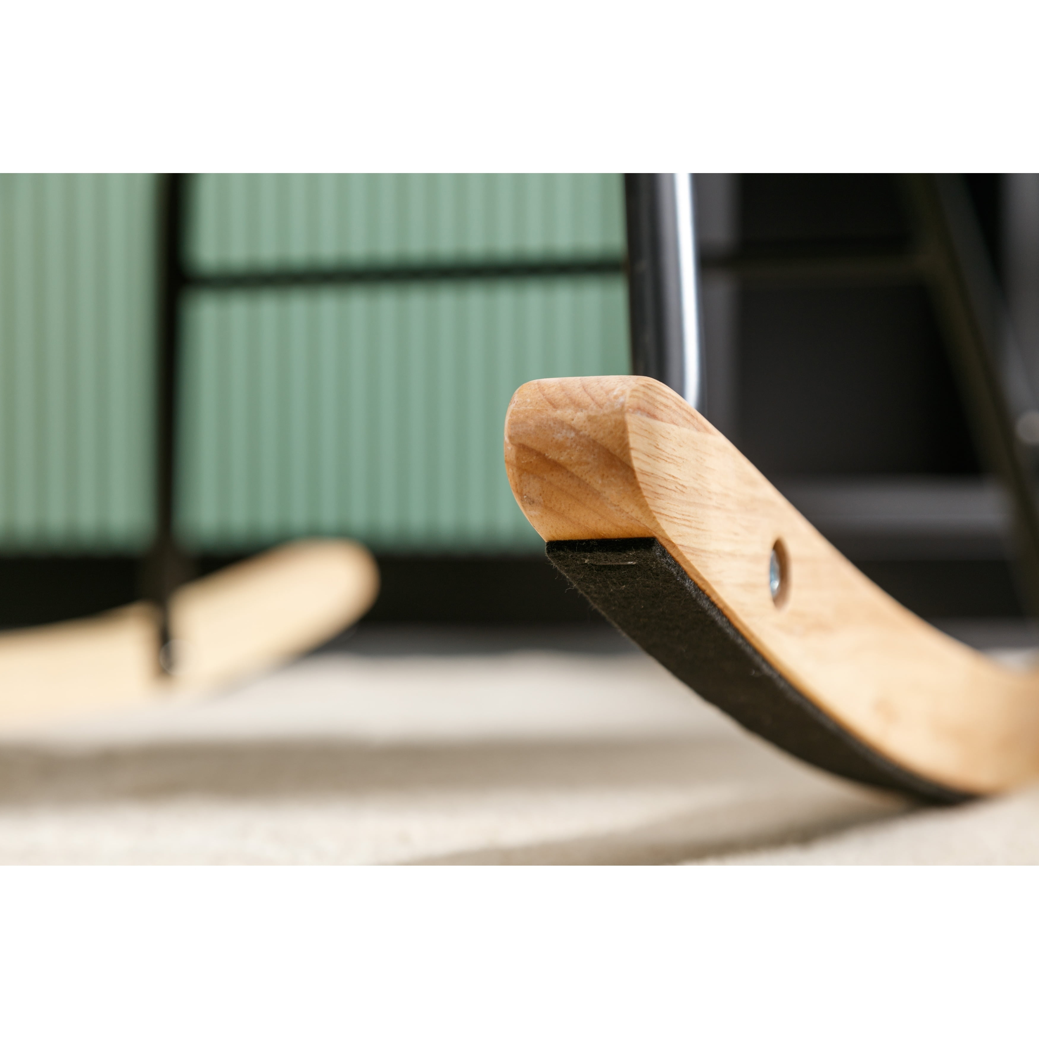 Comfy Wingback Glider Rocker Rocking Chair for Nursery for Living Room ...