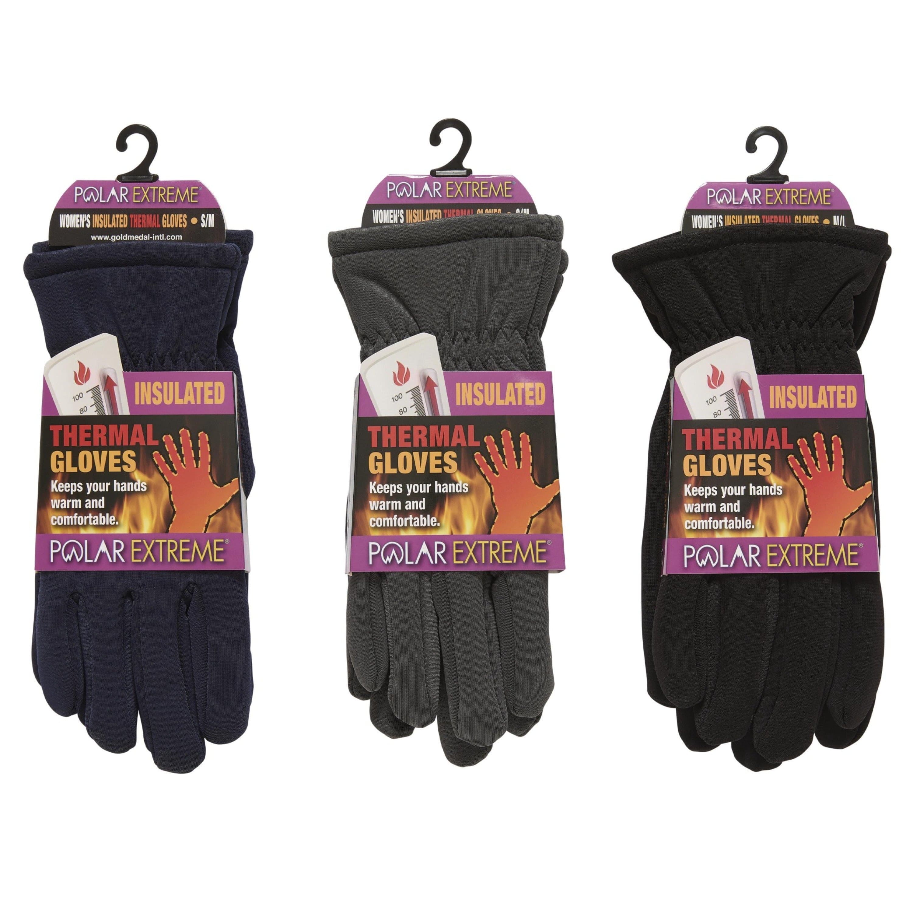 Comfy Winter Gloves For Women, Sherpa Lined Thermal Insulated Stretch Glove, Warm Cold Weather ...