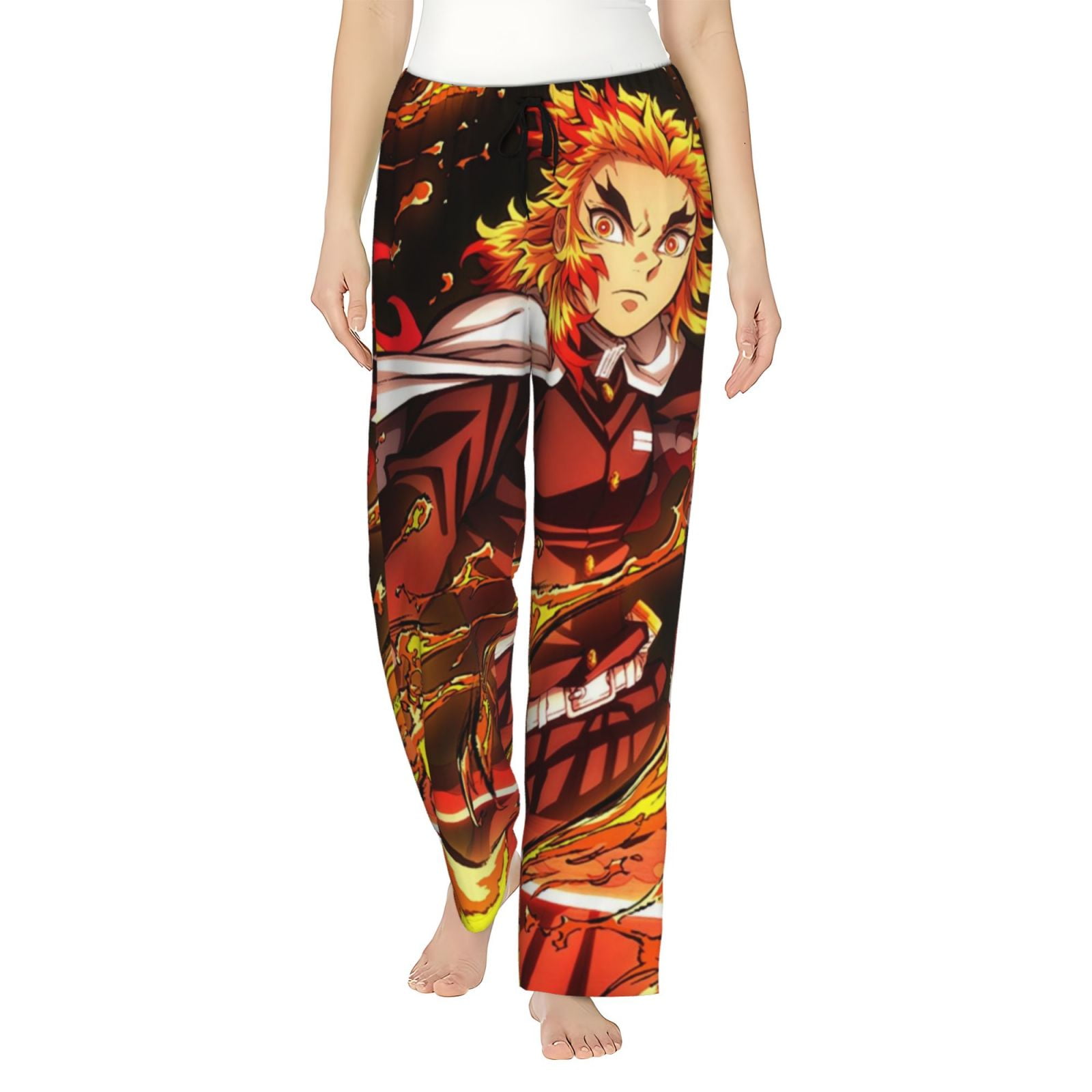 Comfy Women's Lounge Pajama Pants, Demon Slayer Rengoku Kyojuro ...