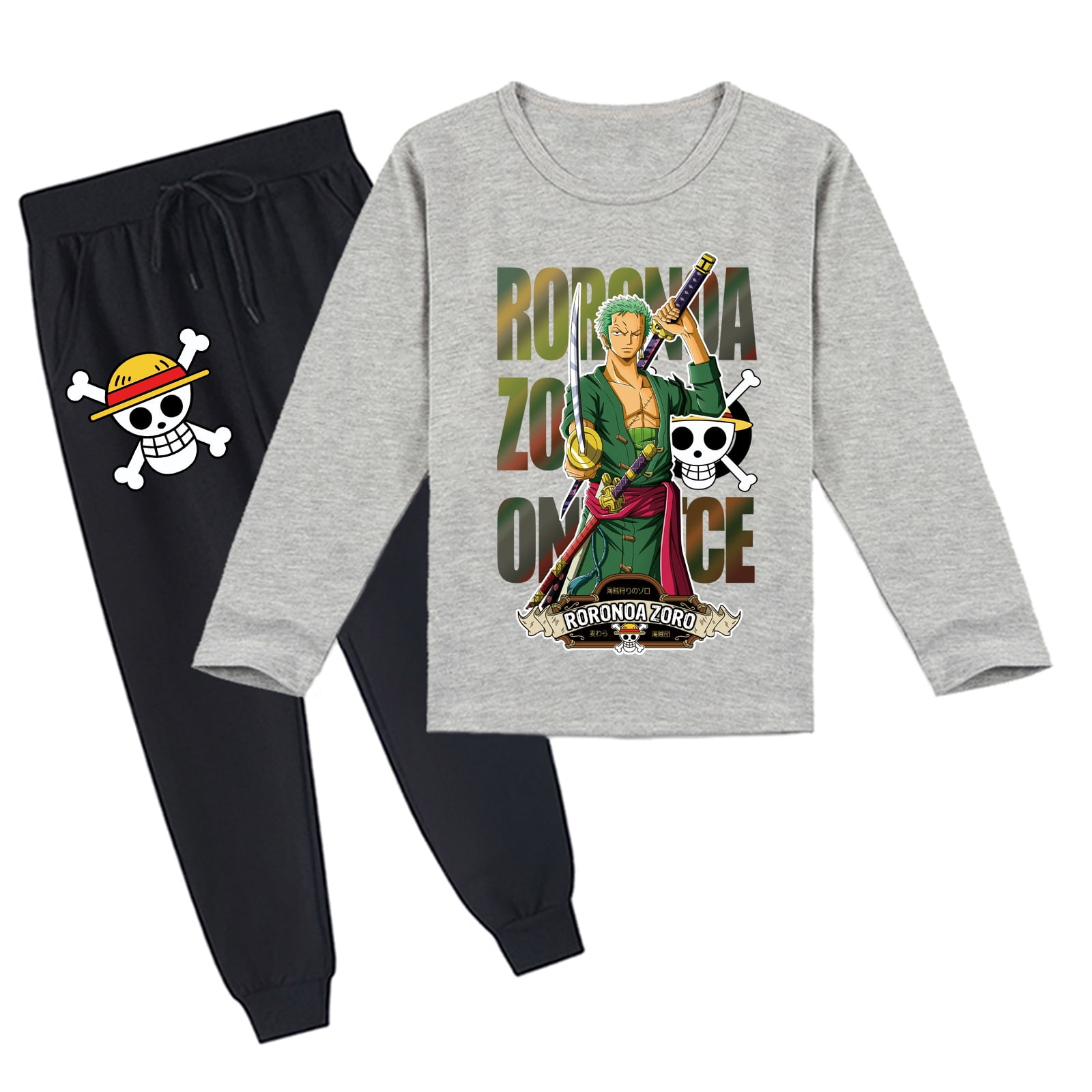 Comfy and Breathable One Piece Children's Long Sleeve T-shirt and Pant ...