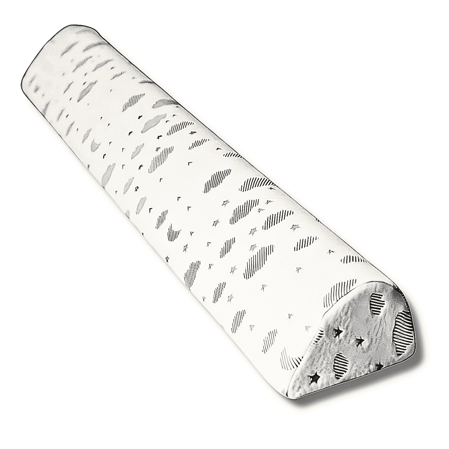 ComfyBumpy Foam Bed Rail for Toddlers, White 52" x 5", Portable Bed ...