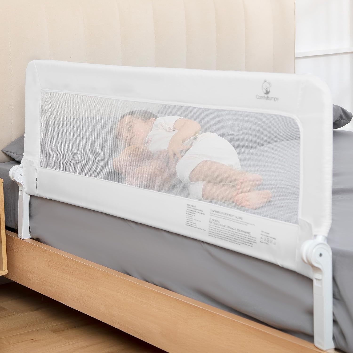 "Comfy Bumpy XL Toddler Safety Bed Rail, Guard for Kids with Adjustable ...