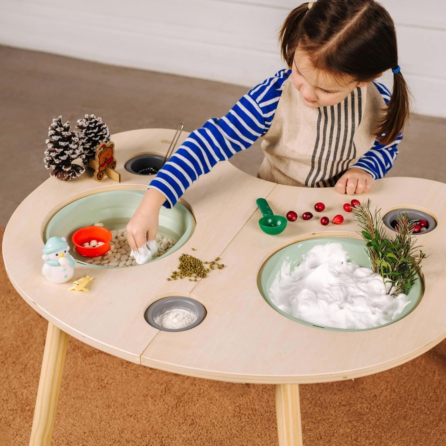 ComfyBumpy Montessori Sensory Table for Toddlers – Indoor Activity ...