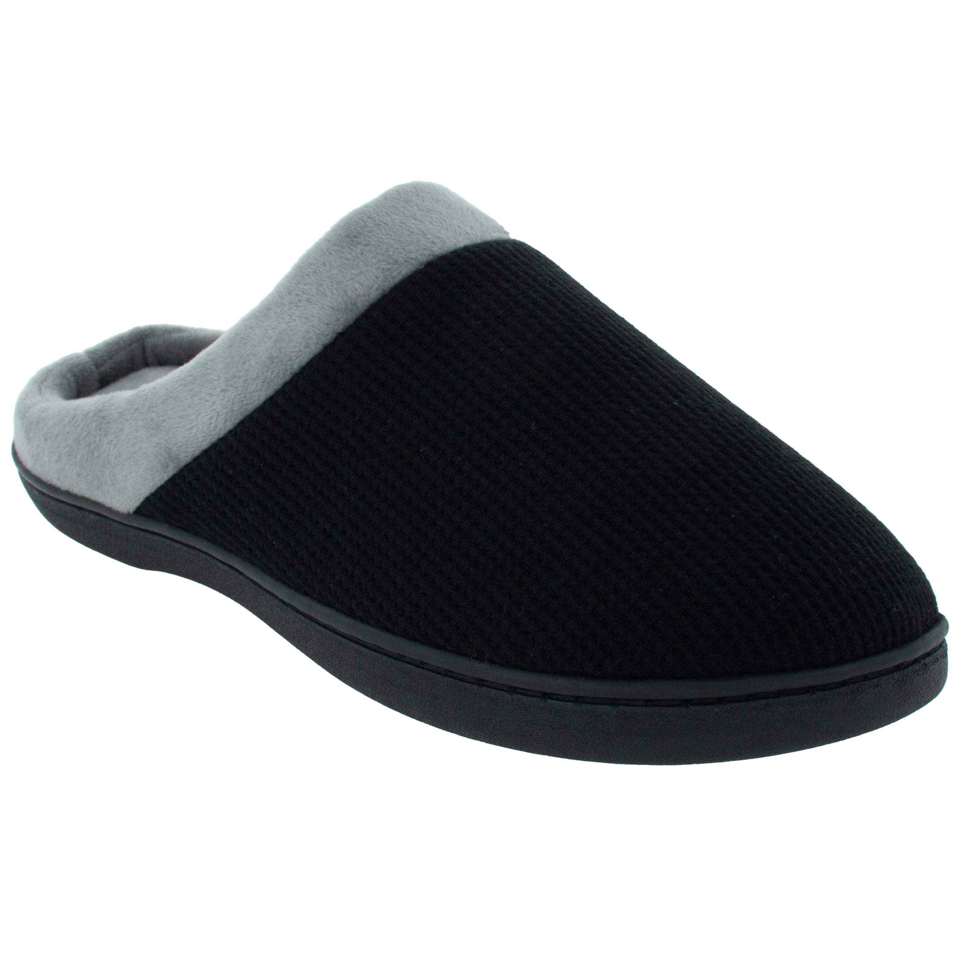 ComfyFeet Everything Comfy Black and Gray Clog Slipper - Medium ...