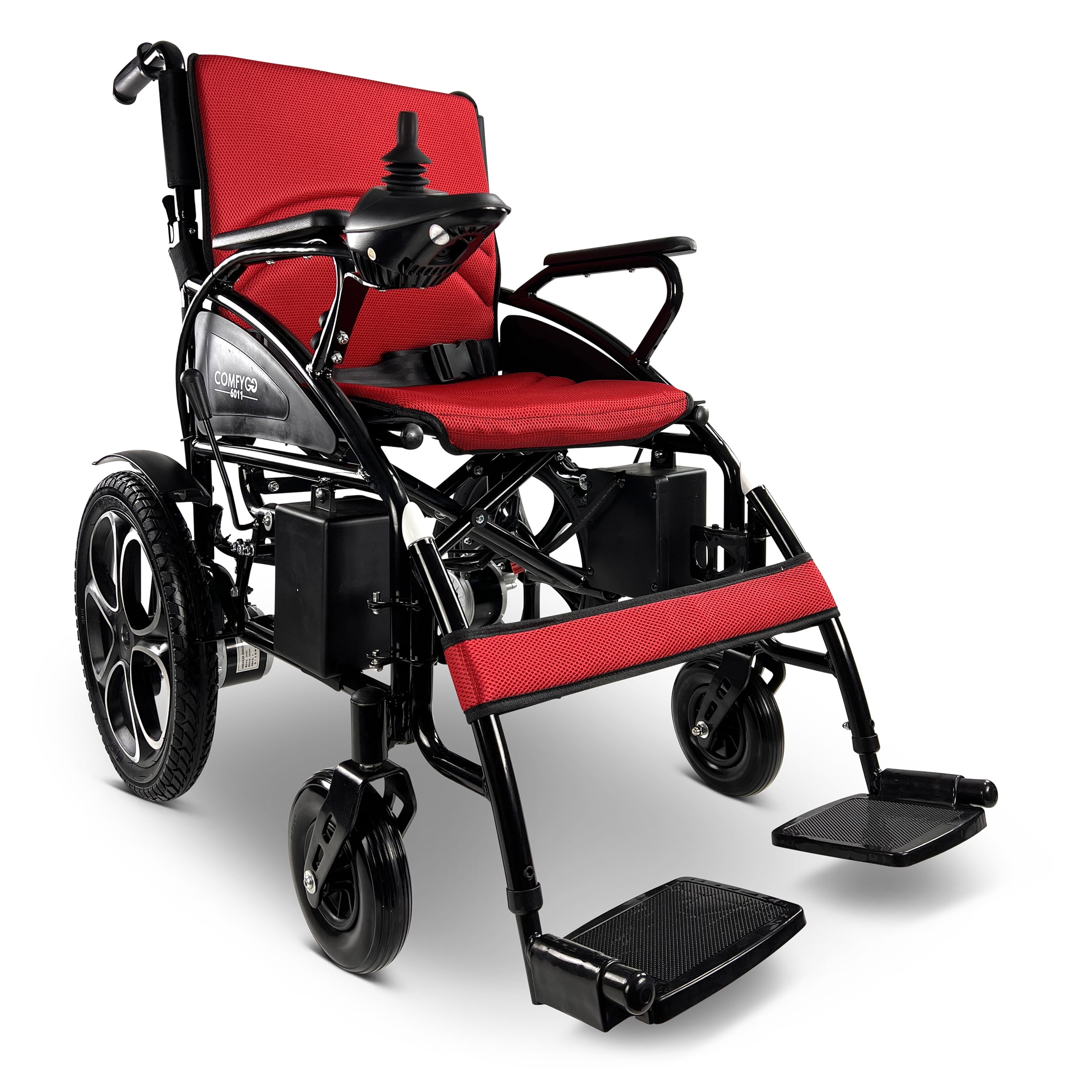 ComfyGO 6011 Electric Wheelchair, Lightweight Folding Wheelchairs ...