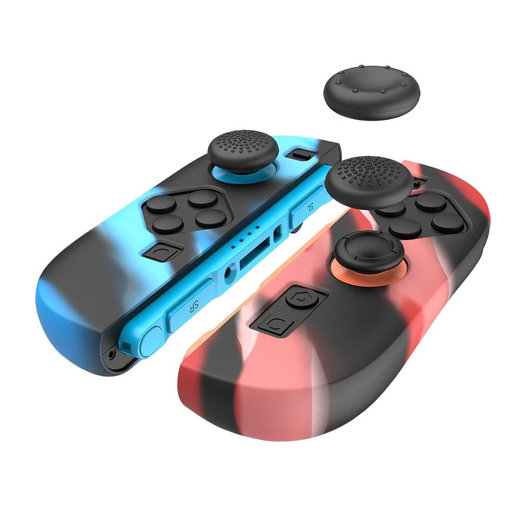 ComfyPaws Living Red and Blue Silicone Covers for Switch 2 Left and ...