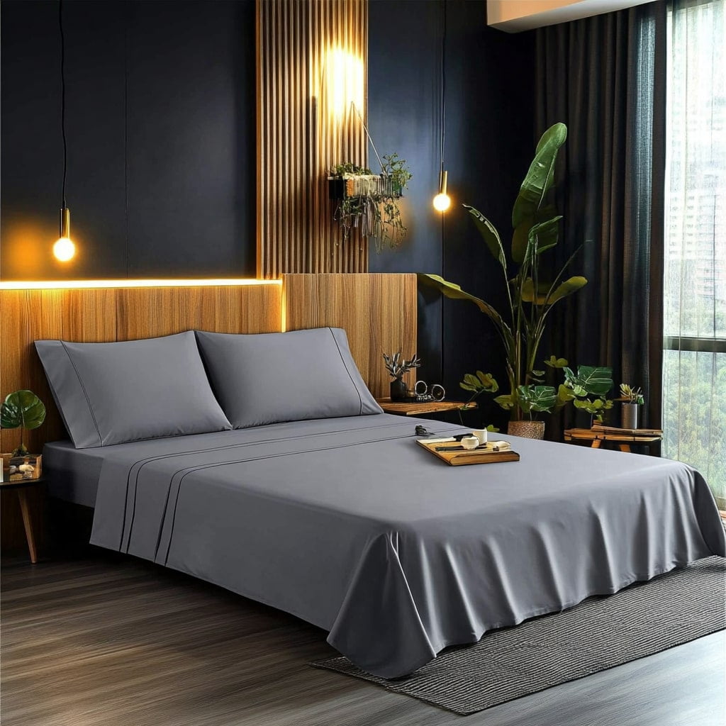 Comfylife Full Size Bed Sheet Set, Bamboo Derived Rayon , Deep Pockets ...