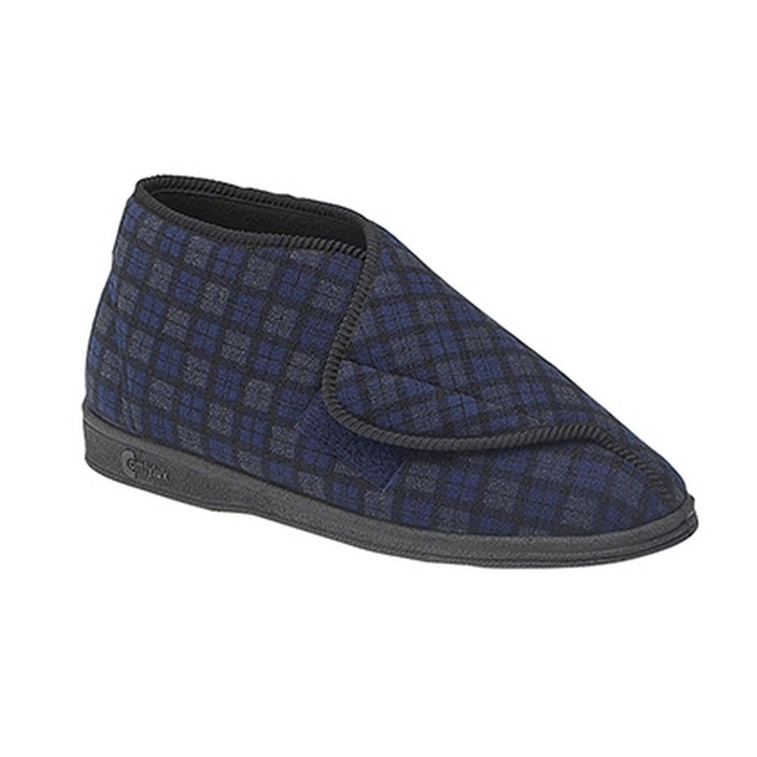 Comfylux Mens James Check Boot Slippers - Walmart.com