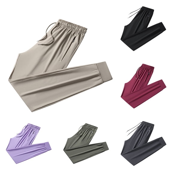 Comfys Fit StretchActive Pants for Women Ultra Stretch Ice Silk Quick ...