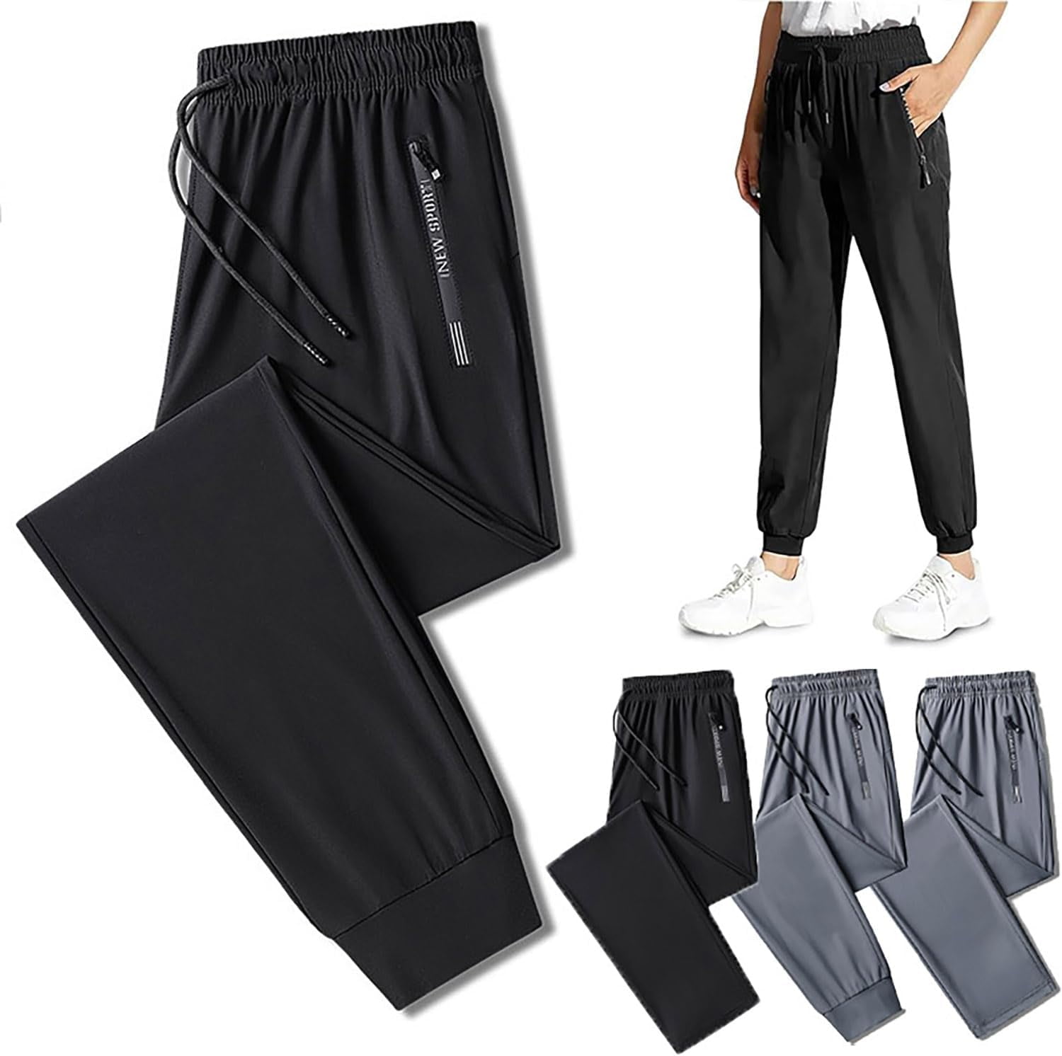 Comfys Fit StretchActive Women's Ultra Stretch Ice Silk Pants, Quick ...