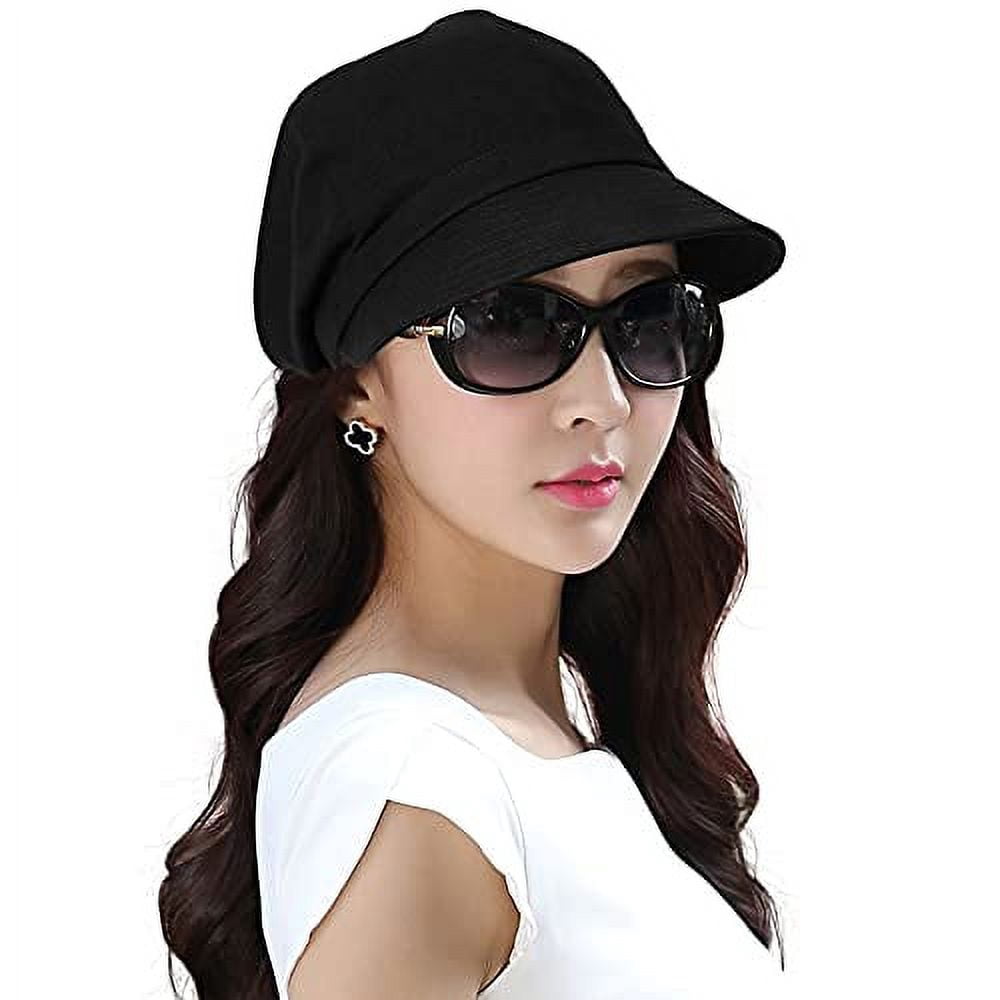 Comhats Ladies Summer 100% Cotton Newsboy Cabbie Beret Ivy Cap Cloche ...
