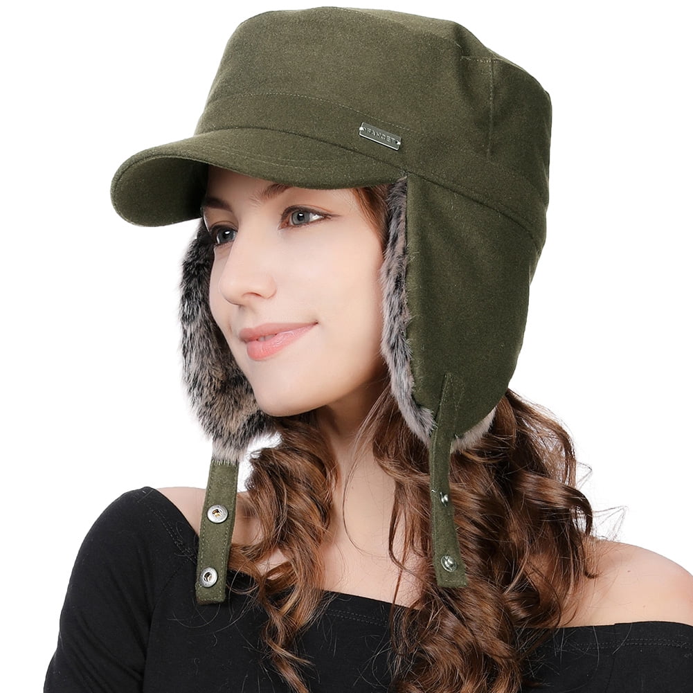 Dutch Militaria Vintage Dutch Army Green Trapper Hat With Ear Flaps ...