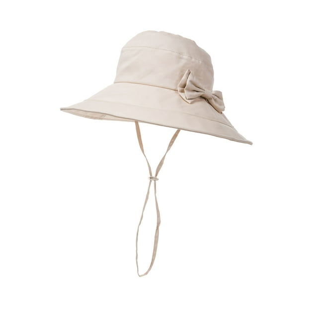 Comhats Womens Upf 50 Cotton Sun Hat Packable Wide Brim Summer Beach