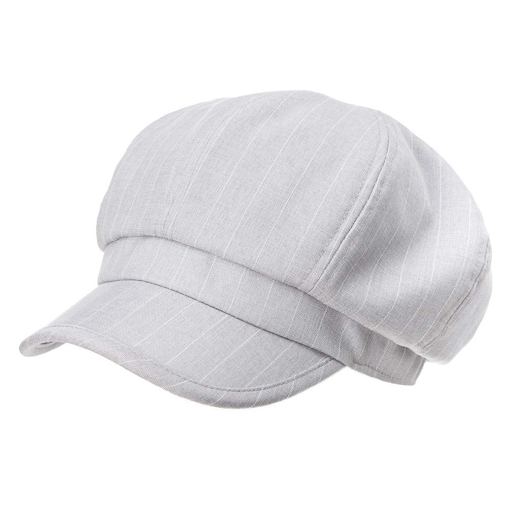 Comhats Womens Newsboy Cabbie Painter Baker Boy Cap 8 Panel 56-59CM ...