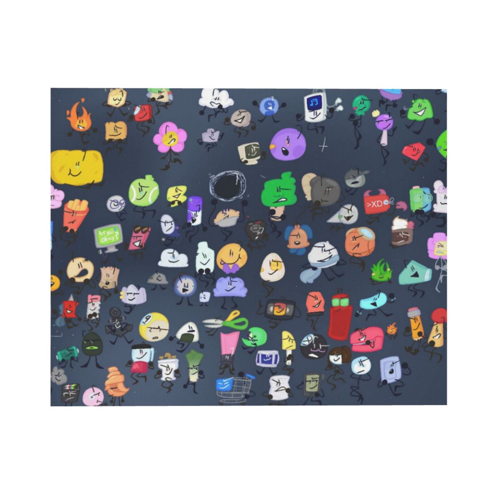 Comic BFDI Battle For Dream Island Canvas Decorative Poster Gift Art ...